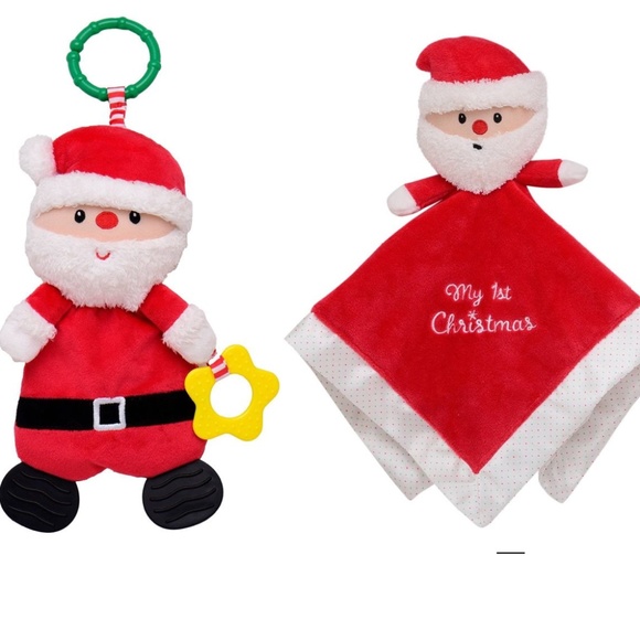 Magic Years | Toys | Set Of 2 Magic Years Santa Snuggle Buddy Teether ...